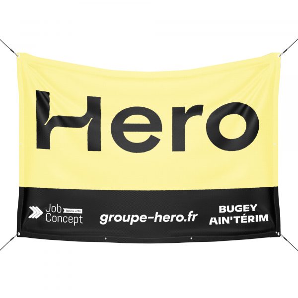 Création d'une banderole • KOMIX > Agence de Communication 360 ...